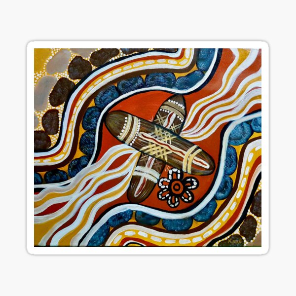 Aboriginal Art Stickers | Redbubble