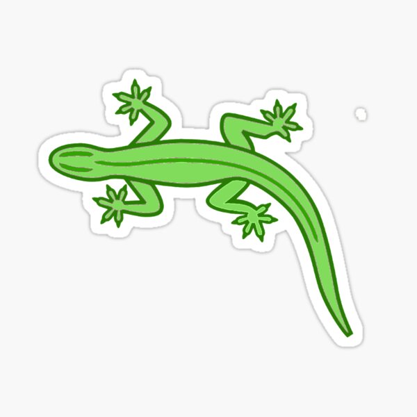 "Lizzard" Sticker for Sale by Loismillward | Redbubble