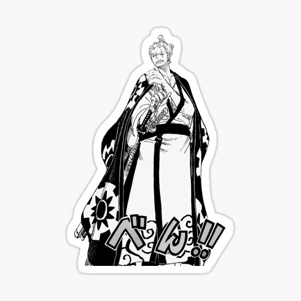 One Piece Zoro Stickers | Redbubble