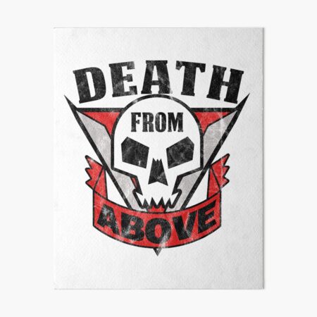 "Death From Above Tattoo logo inspired by Starship Troopers" Art Board ...