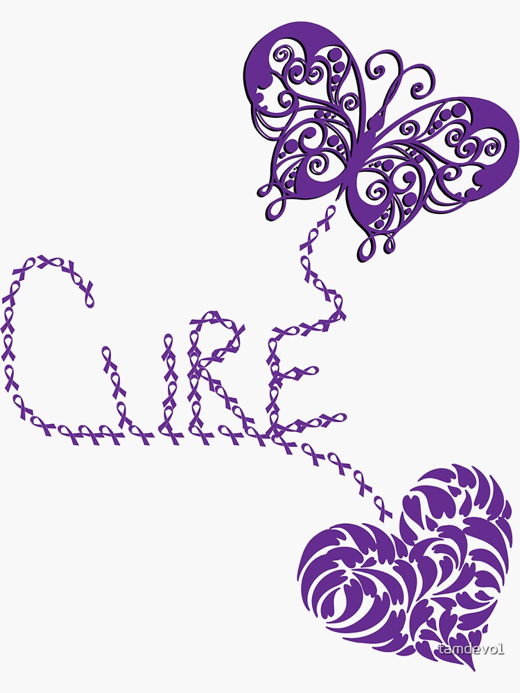 "Lupus Awareness Gift Cure Fighter Survivor Purple Ribbon Cure Gifts ...