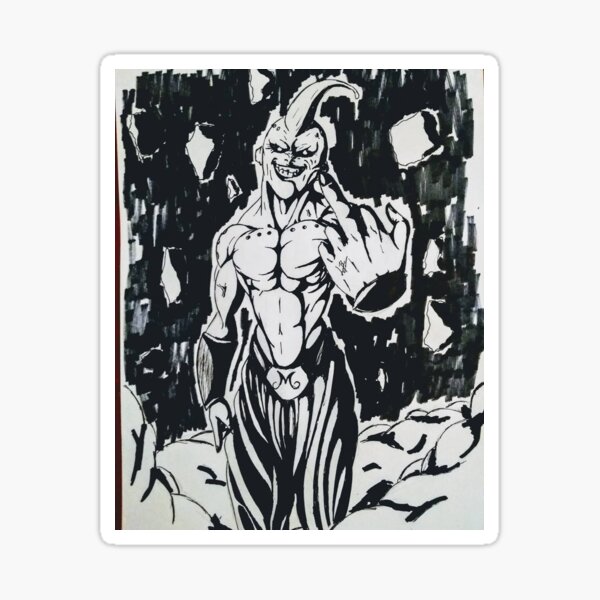 "Majin Boo- Bragon Ball Z" Sticker by jerinhons117 | Redbubble