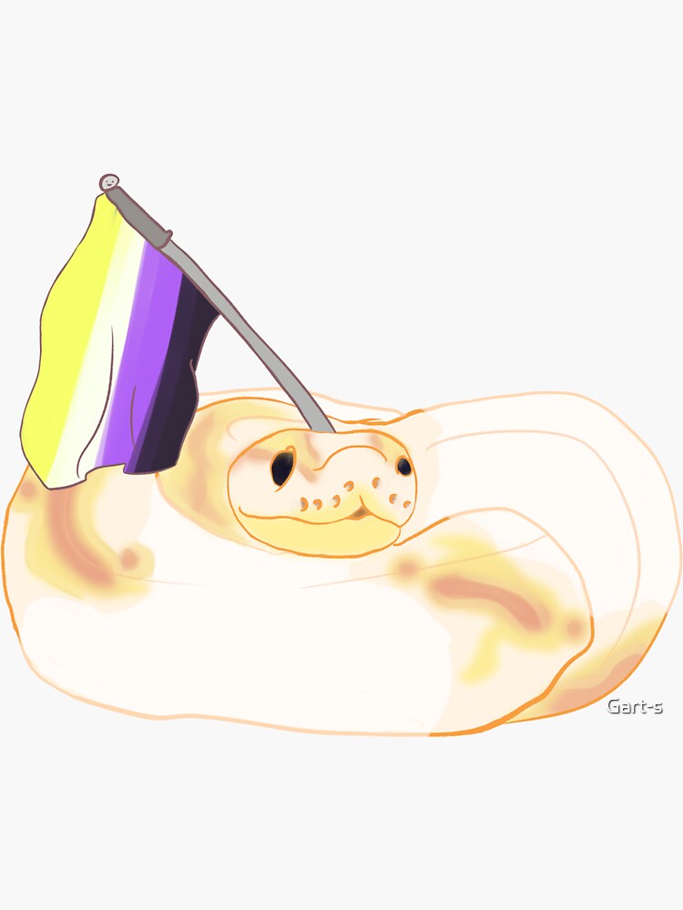 "Charlie The Pride Python" Sticker for Sale by Gart-s | Redbubble
