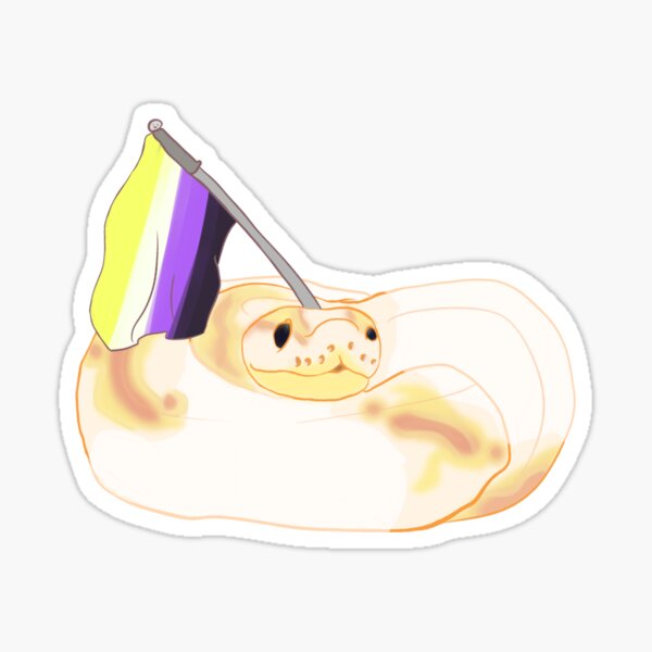 "Charlie The Pride Python" Sticker for Sale by Gart-s | Redbubble