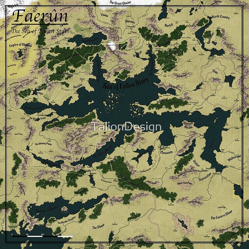 "The Sea of Fallen Stars" by TalionDesign | Redbubble