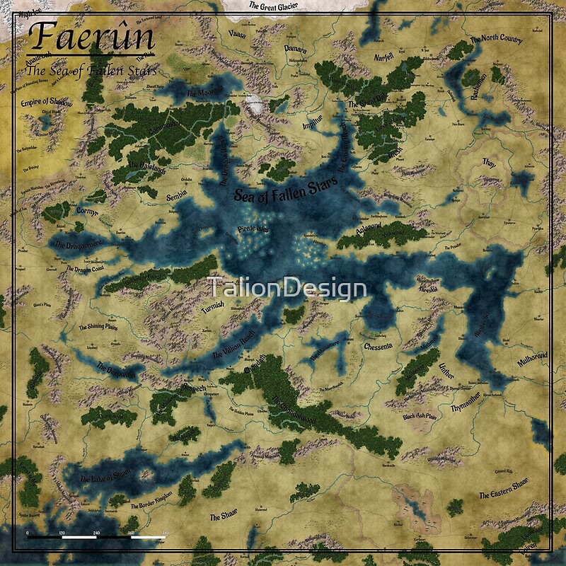 "The Sea of Fallen Stars" by TalionDesign | Redbubble