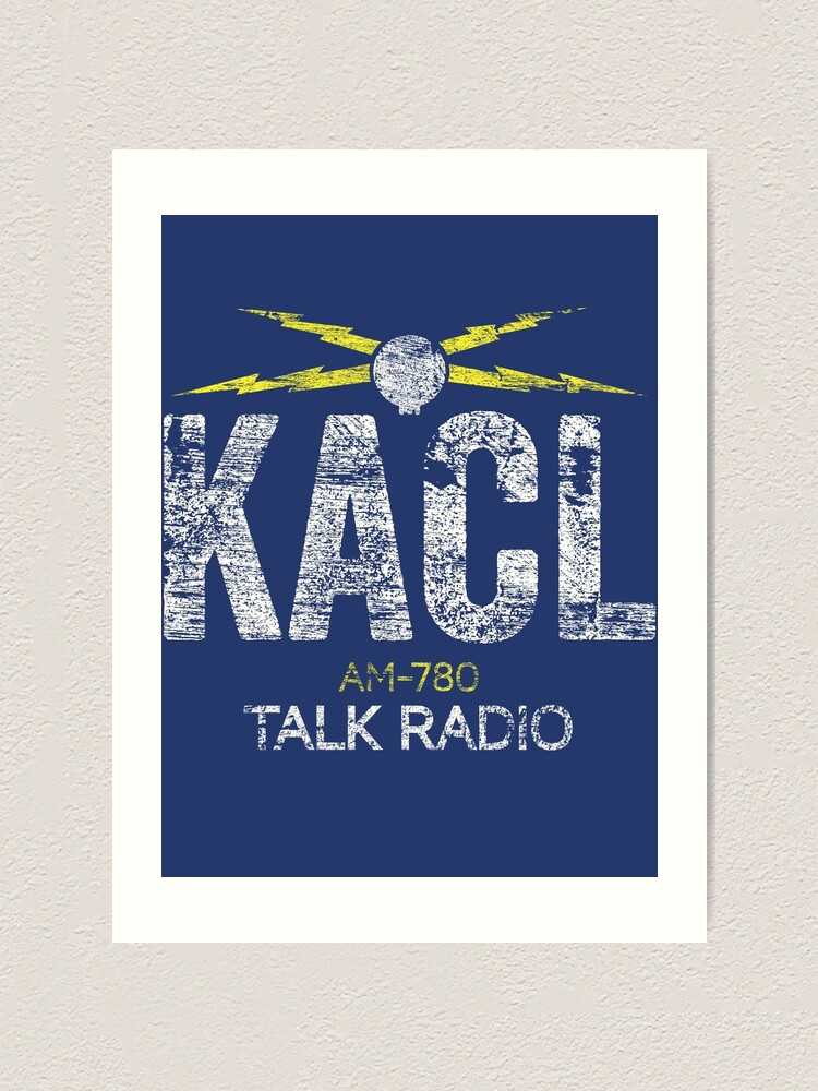 "KACL AM-780 Talk Radio" Art Print for Sale by mysundown | Redbubble