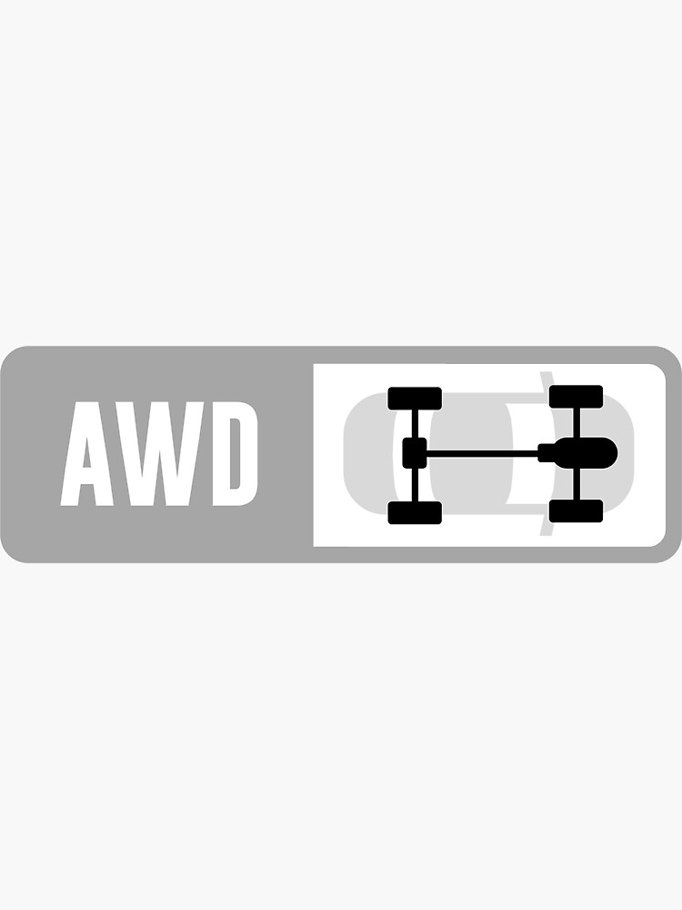 "Front Engine AWD - Forza Drive Train" Sticker for Sale by Lukeyy19 ...