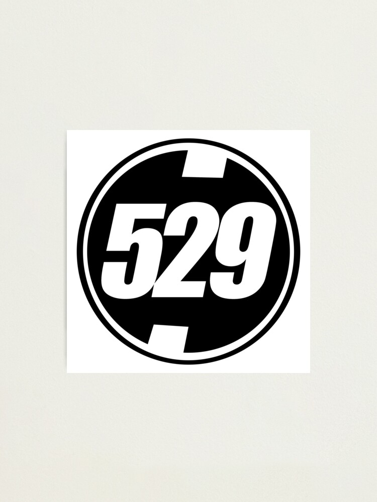 "529 Racecar Logo" Photographic Print for Sale by 529EAV | Redbubble