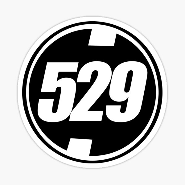 "529 Racecar Logo" Sticker for Sale by 529EAV | Redbubble