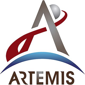 "Artemis New NASA Official Logo" Sticker for Sale by Spacestuffplus ...