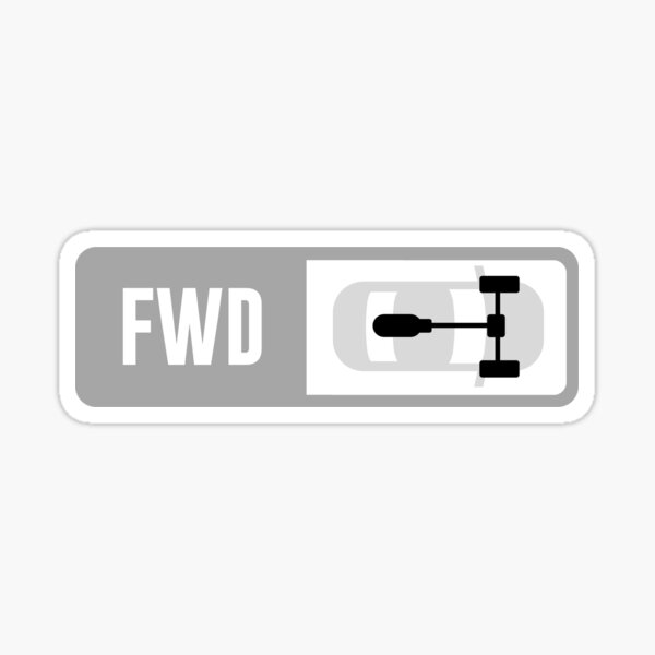 "Mid Engine FWD - Forza Drive Train" Sticker for Sale by Lukeyy19 ...