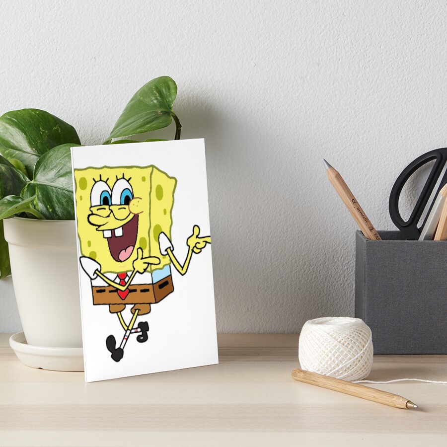 "Spongebob Squarepants" Art Board Print by Erbearen | Redbubble