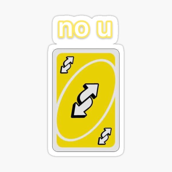 "Uno reverse card" Sticker by skawska | Redbubble