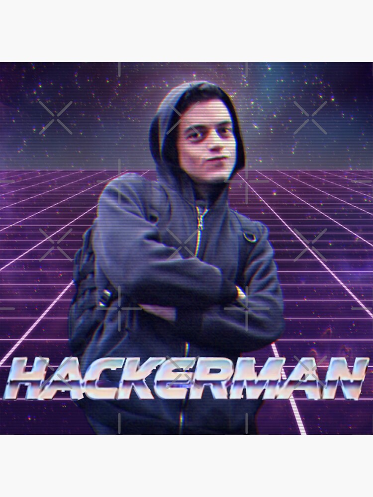 "HACKERMAN" Sticker for Sale by TheLastStand | Redbubble