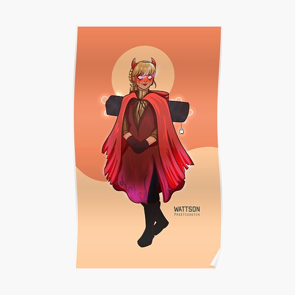 "Apex Legends Halloween Demon Wattson" Poster by PreetiSketchi | Redbubble