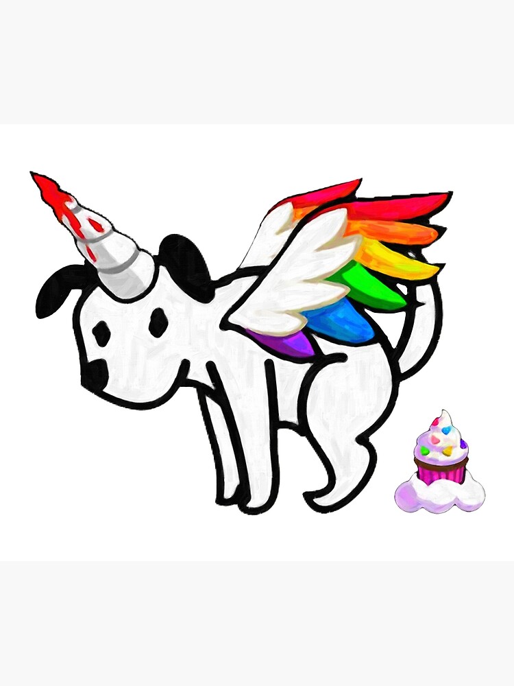 "Pupicorn Makes a Cupcake" Tapestry for Sale by cannibaljp | Redbubble