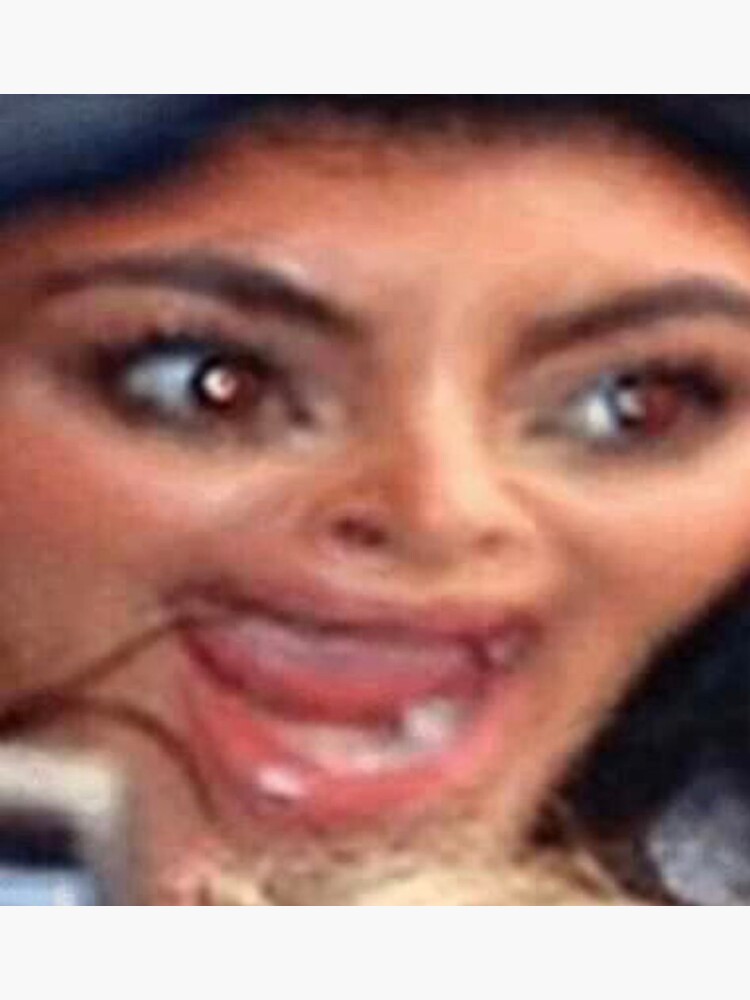 "Shocked Face" Sticker for Sale by Vizzalo | Redbubble