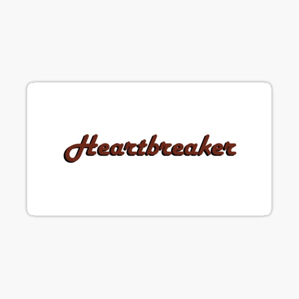 "Heartbreaker Sticker" Sticker for Sale by riley900 | Redbubble