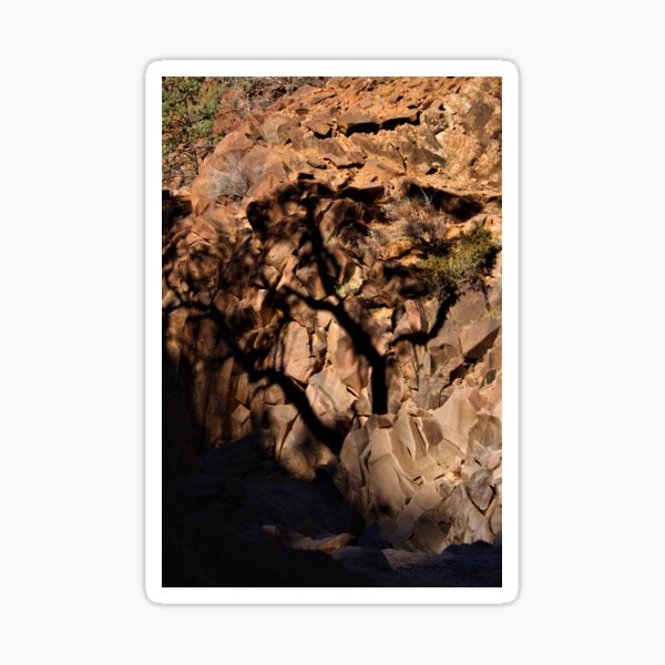 "Shadow on the rocks" Sticker for Sale by Andyt | Redbubble