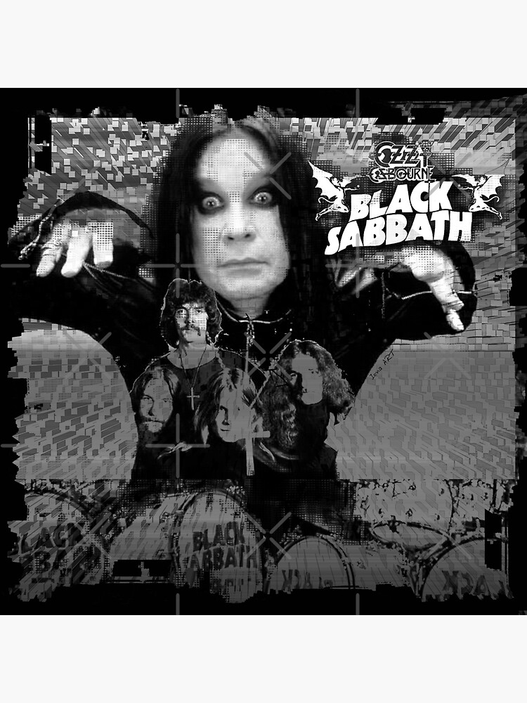 "Metal! - bn - digital paint by Iona Art Digital" Sticker for Sale by ...