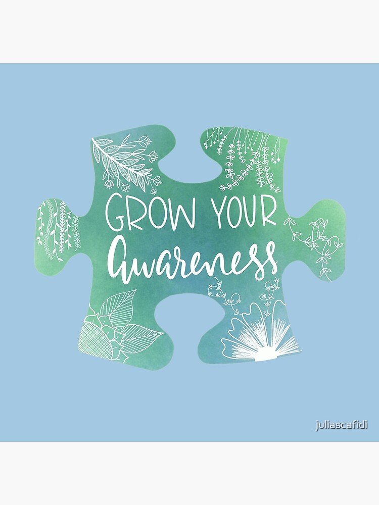 "Grow Your Awareness | Different Not Less | Autism Awareness | Autism ...