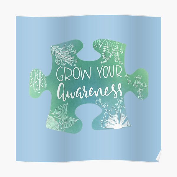"Grow Your Awareness | Different Not Less | Autism Awareness | Autism ...