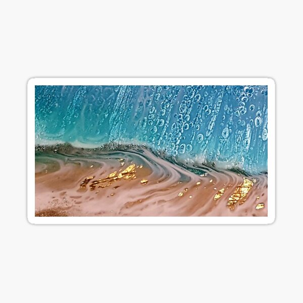 "Ocean Wave" Sticker by Brtorrez | Redbubble