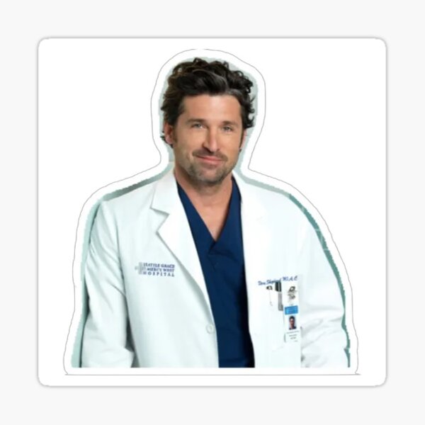"Derek Shepard Sticker" Sticker for Sale by nkbigbank | Redbubble