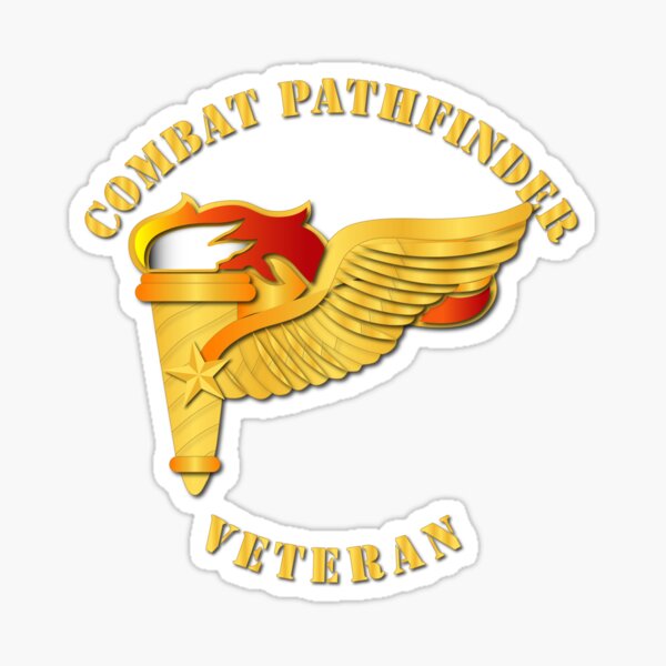 "Army - Combat Pathfinder Veteran" Sticker by twix123844 | Redbubble
