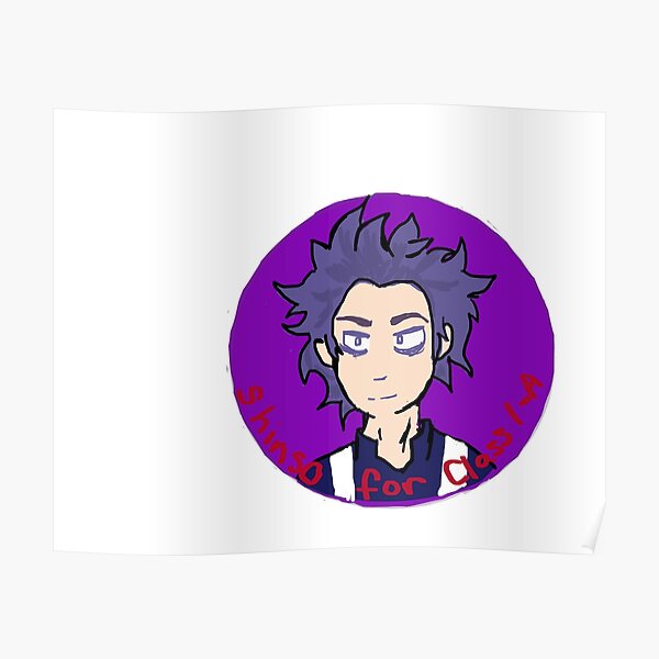 "Shinso for 1-A" Poster for Sale by AvengerEm | Redbubble