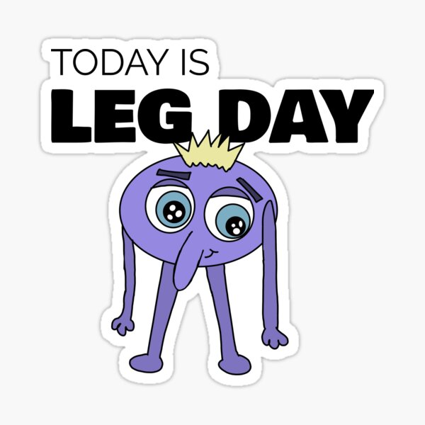 "Leg Day" Sticker by phys | Redbubble