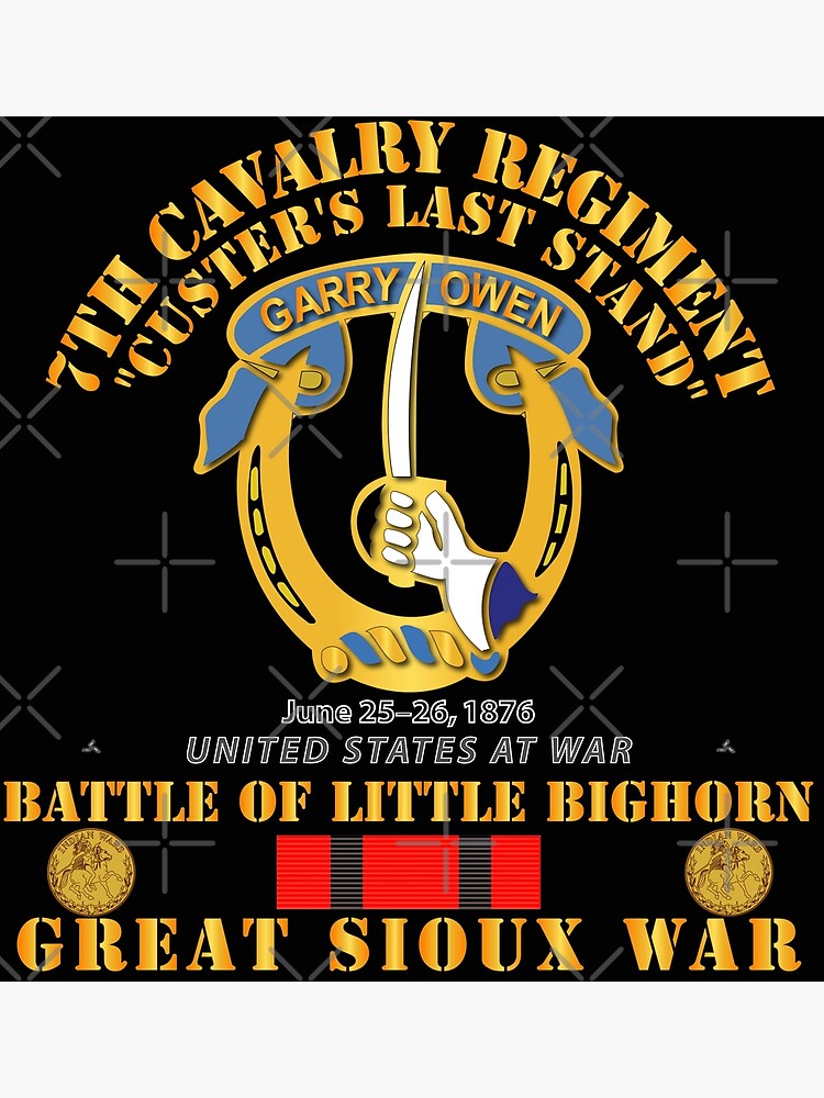 "Army - Battle Little Bighorn - 7th Cav - Indian Wars" Photographic ...