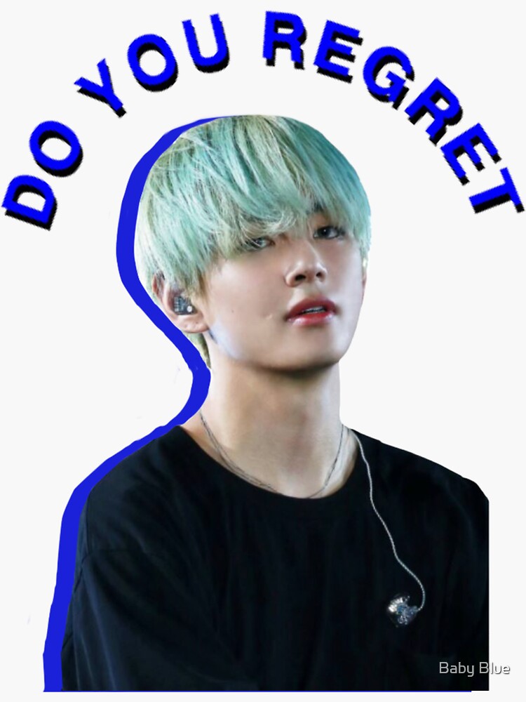 "BTS- V" Sticker for Sale by spacecrisps | Redbubble
