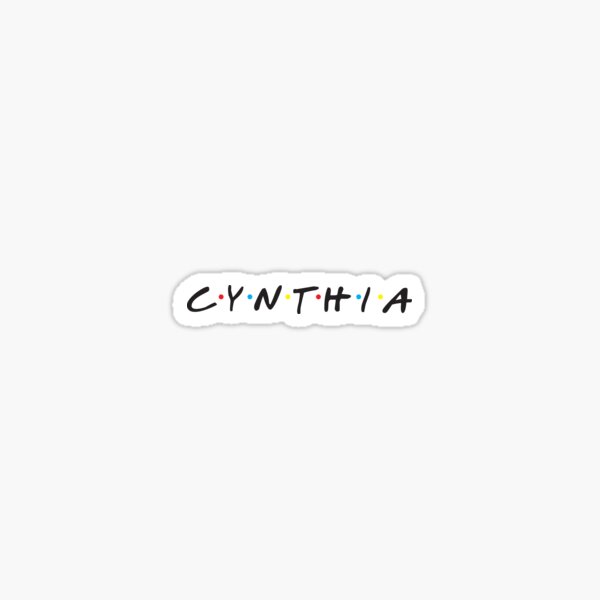 Cynthia Stickers | Redbubble