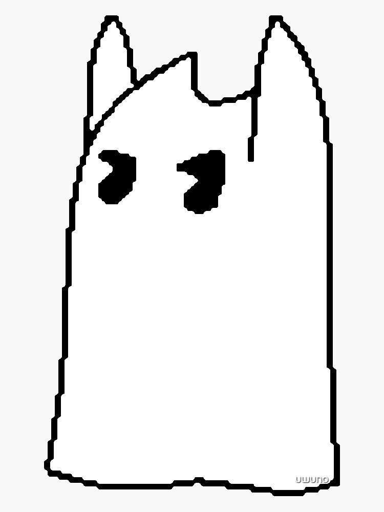 "Haunted Hijinx Ghost Bendy" Sticker for Sale by uwuno | Redbubble