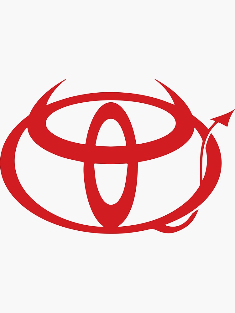 "Toyota Evil Logo Trd Racing Development Camry Tacoma Tundra Runner ...