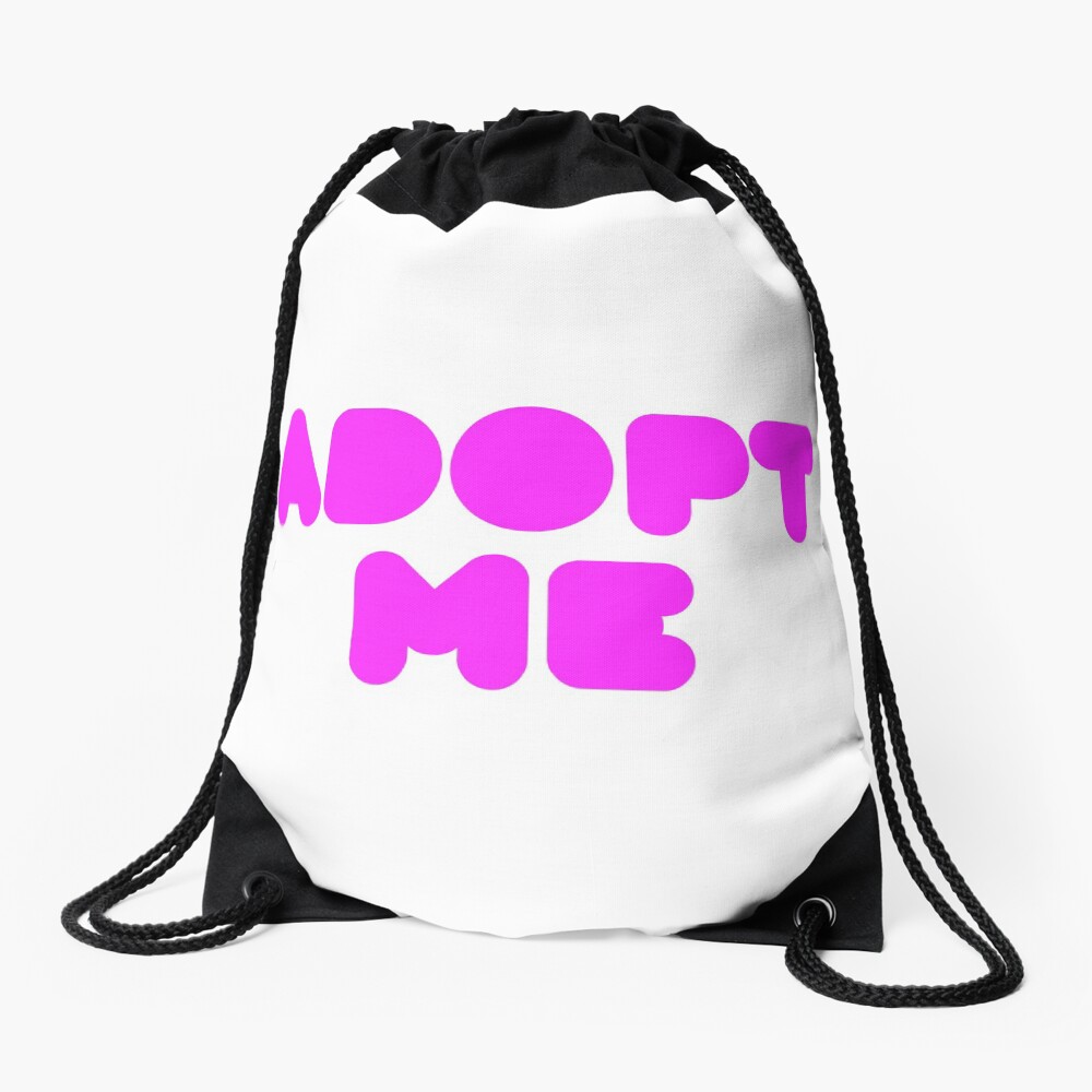 "Adopt me" Drawstring Bag for Sale by Zimbo-Zimbo | Redbubble