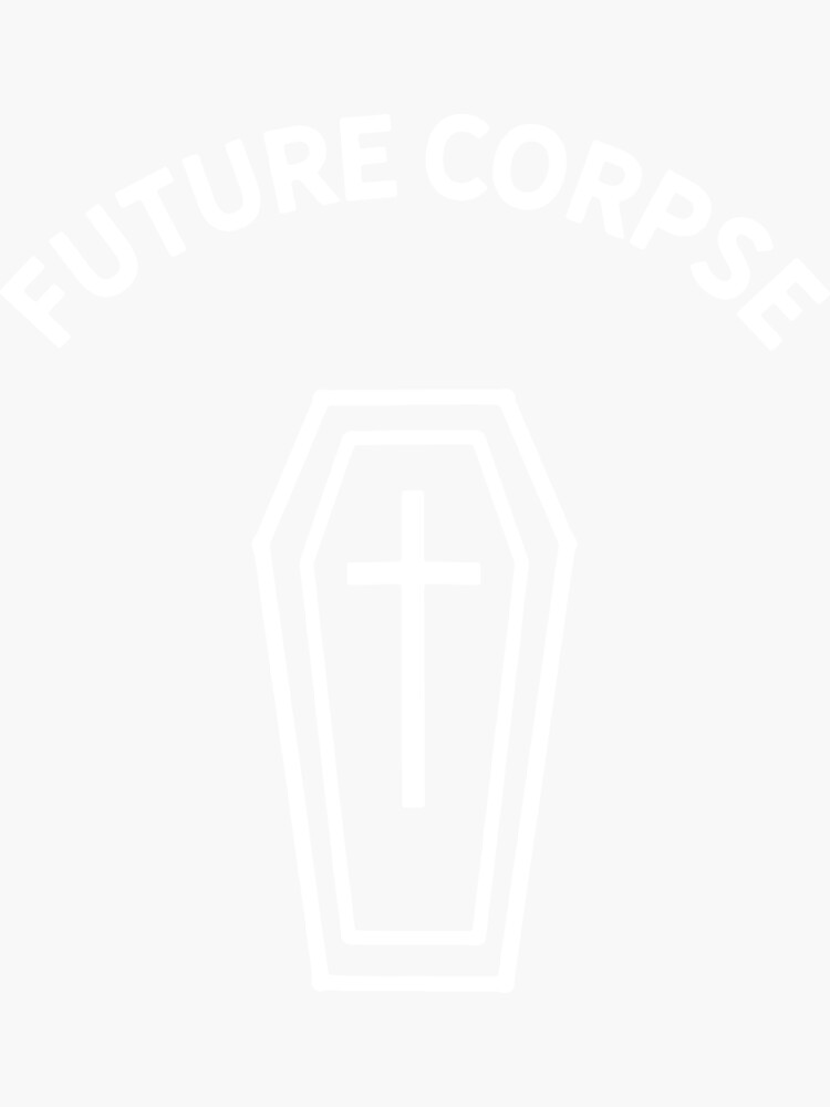 "Future Corpse Coffin Pastel Goth" Sticker for Sale by FrancisALeu ...