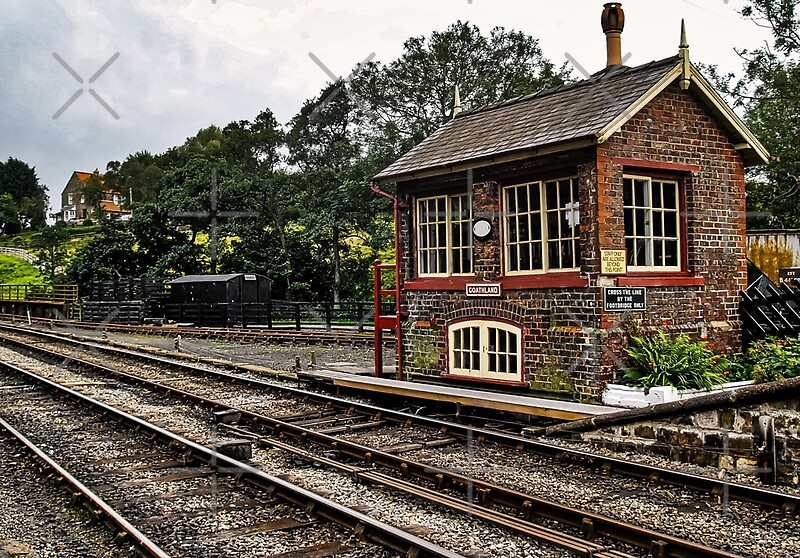"Signal box at Goathland Station" by Yellow-14 | Redbubble