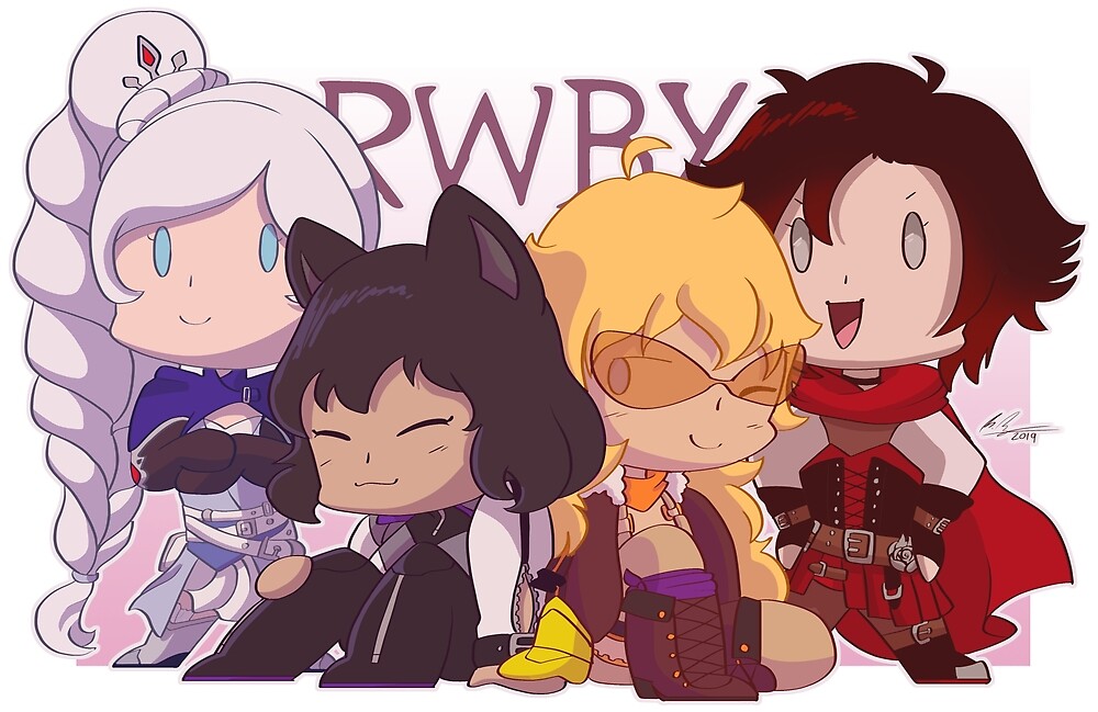 "Team RWBY Chibis 2" by EpikBecky | Redbubble