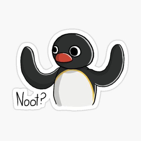 "Doodle pingu" Sticker for Sale by Geempah | Redbubble