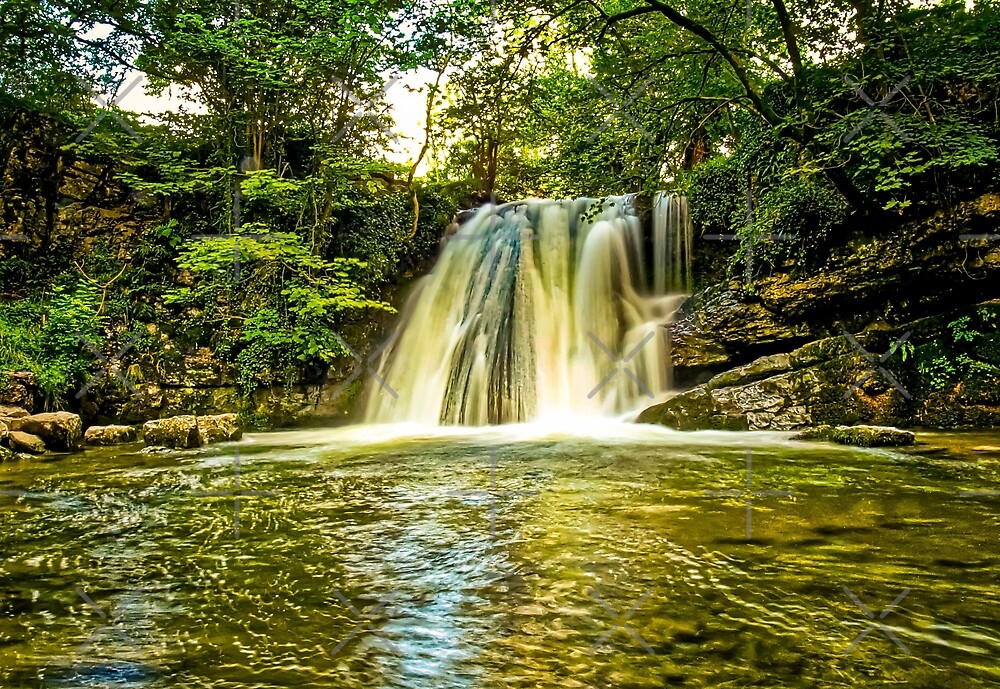 "Janet's Foss Waterfall" by Yellow-14 | Redbubble