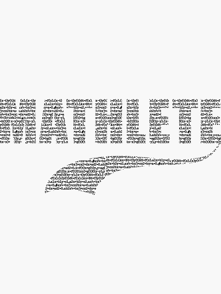 "Mathlete" Sticker for Sale by eBrushDesign | Redbubble