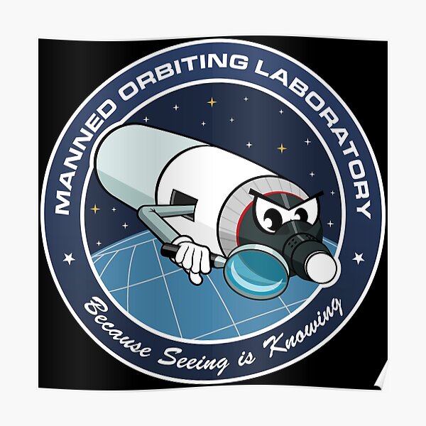 "MOL - Manned Orbiting Laboratory" Poster for Sale by TheHighFrontier ...