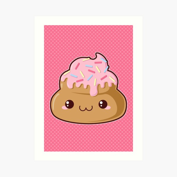 "Sugar-Cute Poop" Art Print for Sale by pai-thagoras | Redbubble