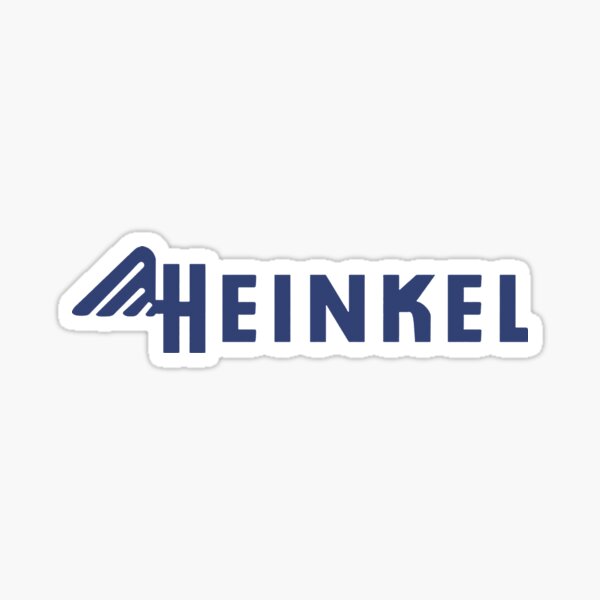 "HEINKEL" Sticker for Sale by MACH5- | Redbubble