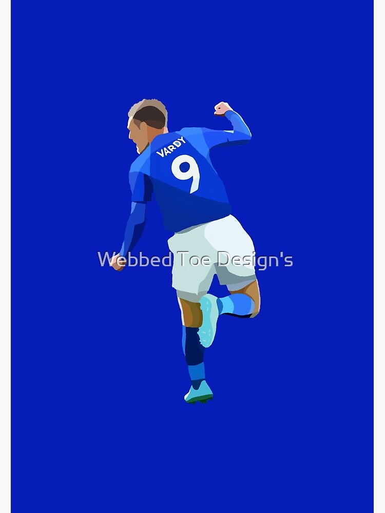"Jamie Vardy" Poster by TDCartoonArt | Redbubble