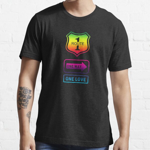 "ONE LOVE" T-shirt for Sale by BobbyG305 | Redbubble | one way t-shirts ...
