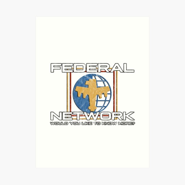 "Federal Network logo inspired by Starship Troopers" Art Print by ...